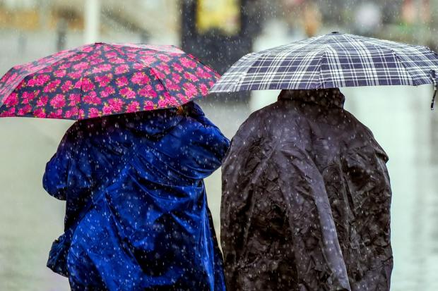 Heavy rain to batter towns as yellow weather warning issued