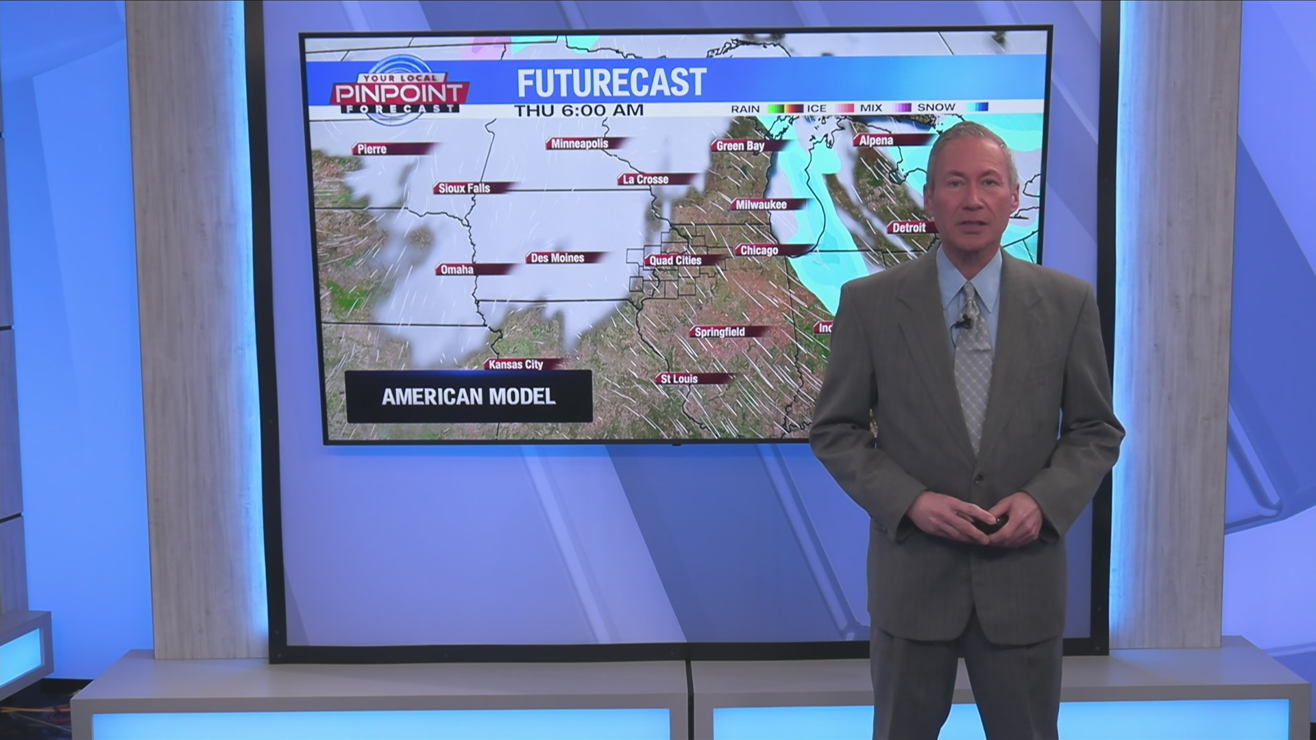 Here is one American model take on the late week snow chances