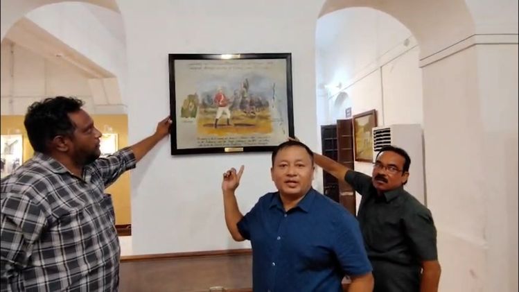 EMA Trust honours Manipur freedom fighters with commemorative painting ...