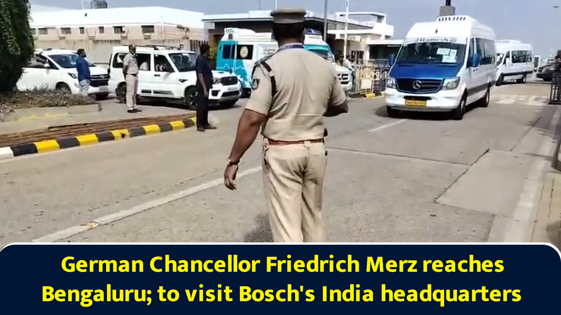 German Chancellor Friedrich Merz reaches Bengaluru; to visit Bosch's ...