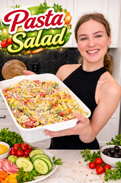 BLT pasta salad that became my go-to lunch