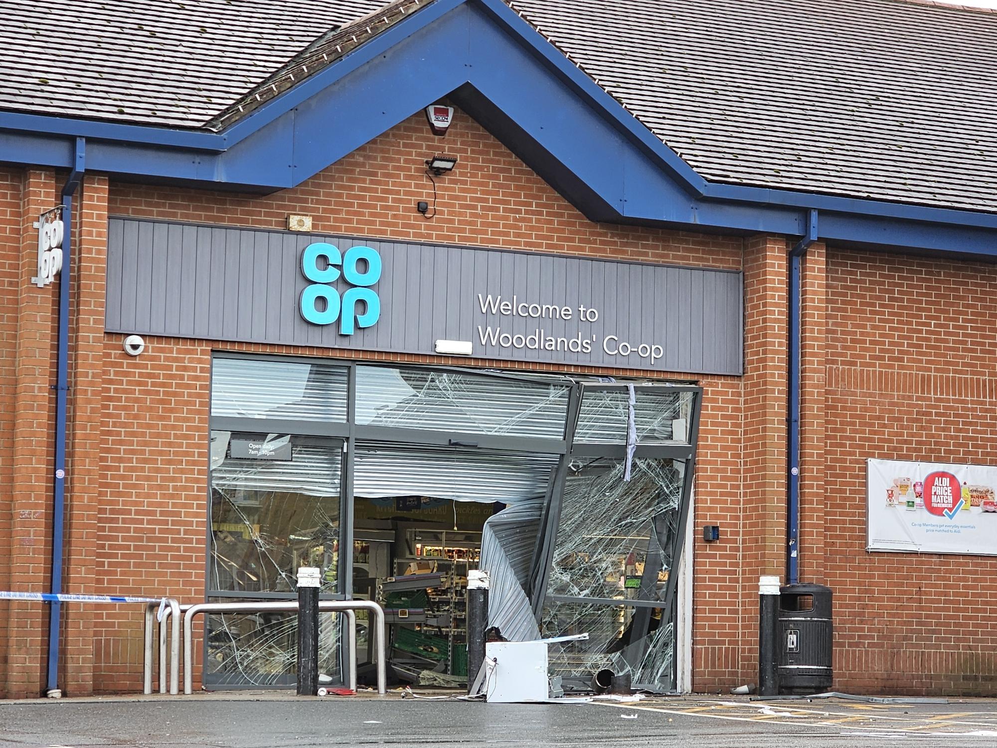 Police appeal for witnesses after ram-raid attack on Doncaster store