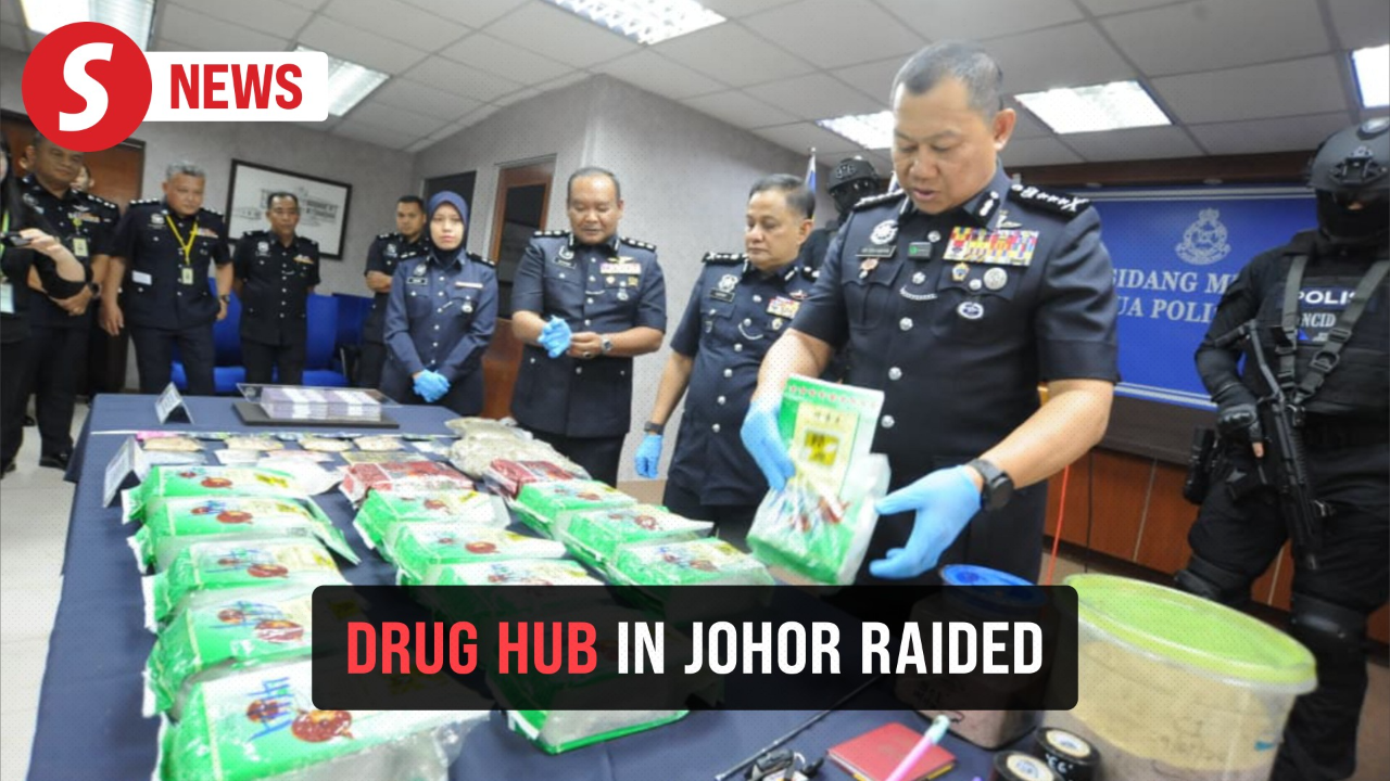 Drug ring busted in raid on JB terrace house