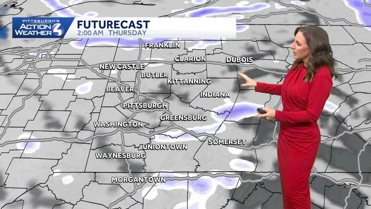 Breezy today, rain and snow return Wednesday
