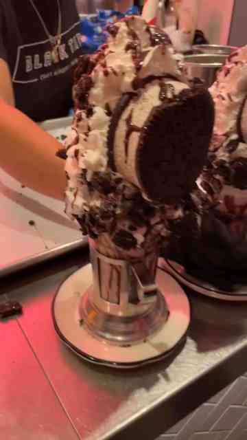 Can you finish this chocolate milkshake?