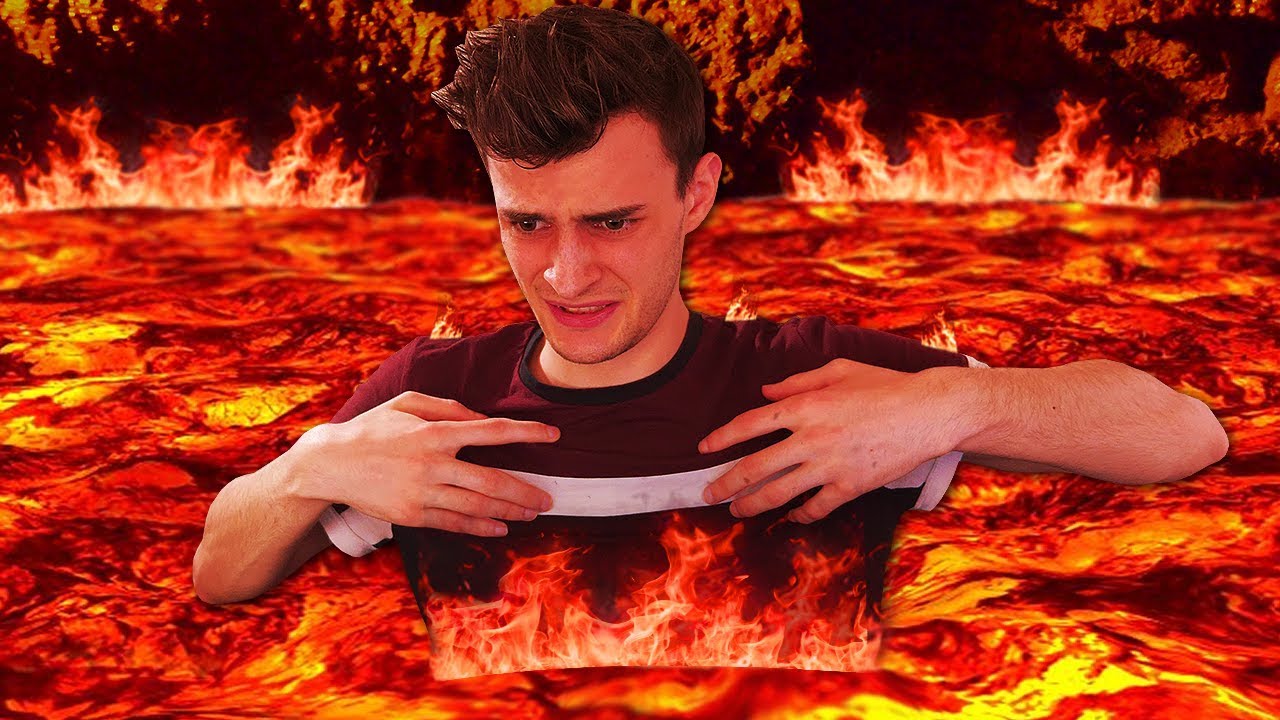 The floor is lava again in Minecraft challenge