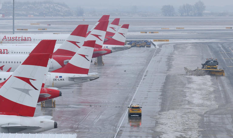 Black ice chaos: European airports shut down flights