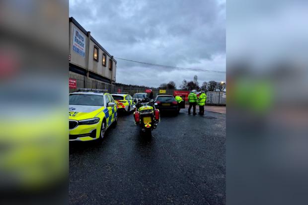 Police stop over 40 vehicles and catch cannabis driver in major road ...