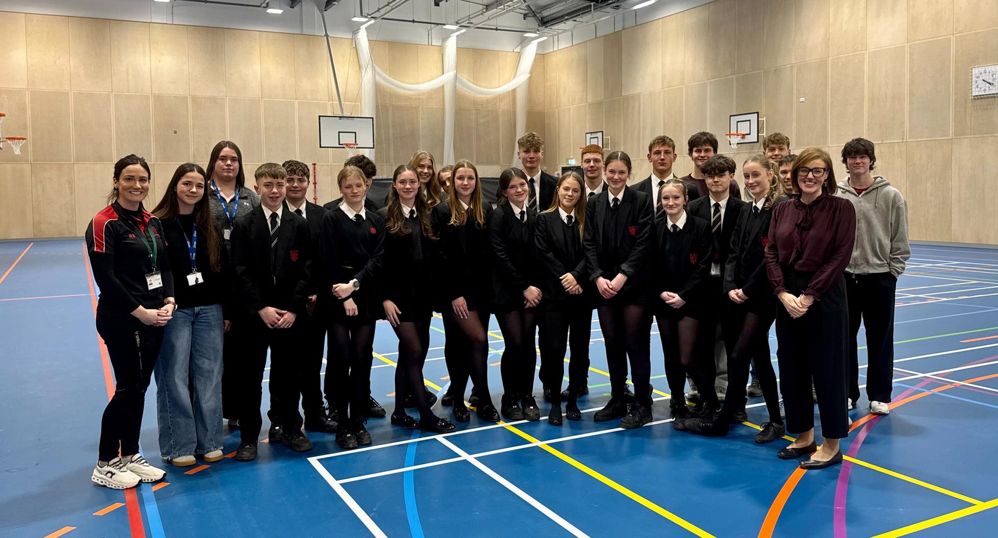 Morpeth opens long-awaited sports hall at King Edward VI School