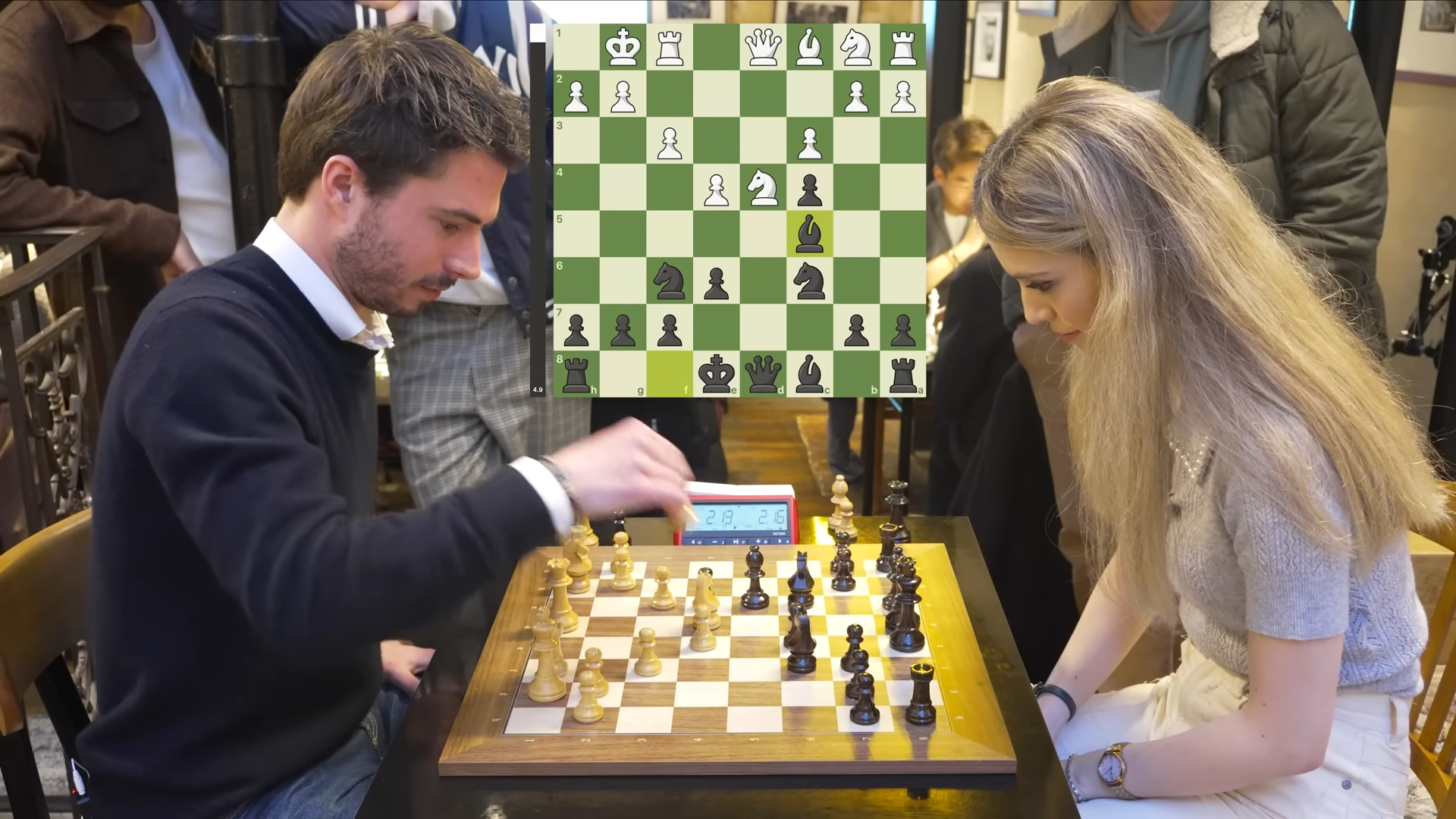 He thought it was a friendly match until the clock started