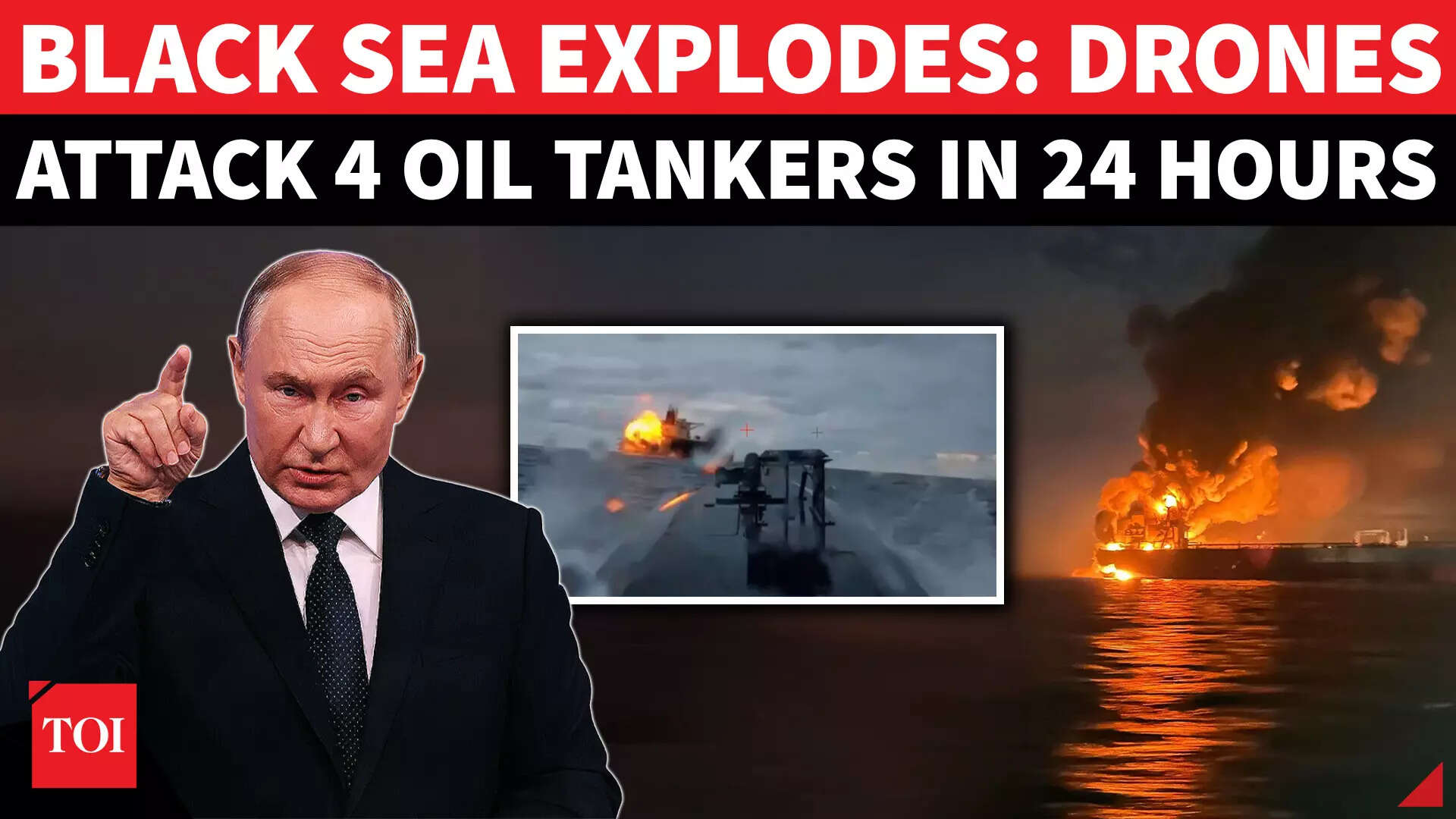 Black Sea oil war: 4 tankers loading crude at CPC terminal hit | Russia ...