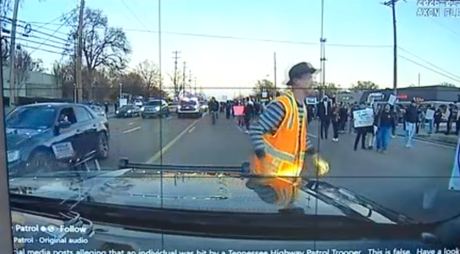 THP responds to viral video after claims trooper hit protester at anti ...