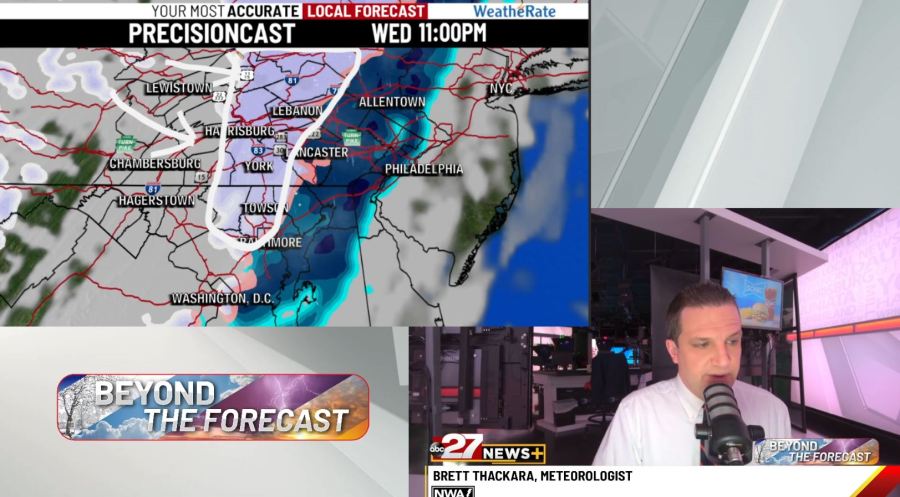 Mostly sunny and mild today, remaining breezy with clouds arriving late