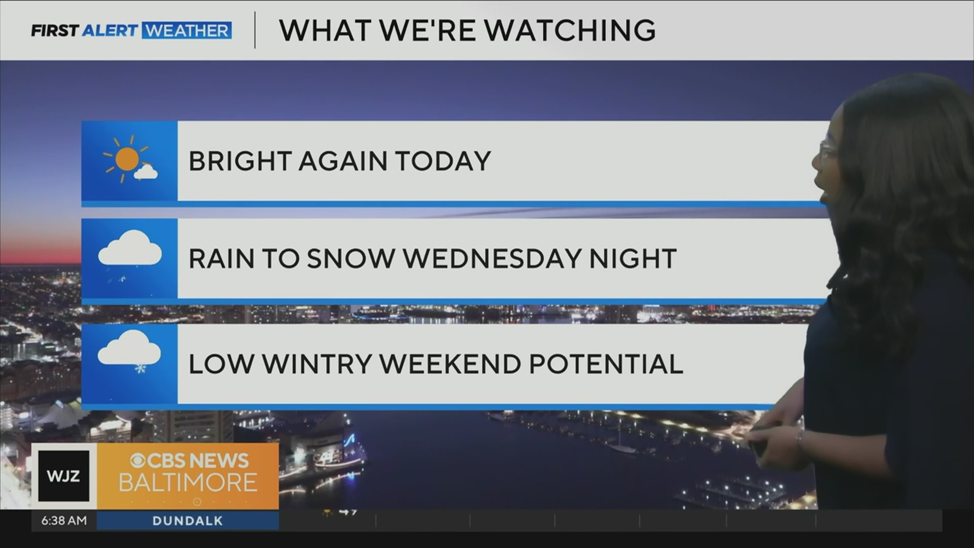 Above average temperatures across Maryland Tuesday