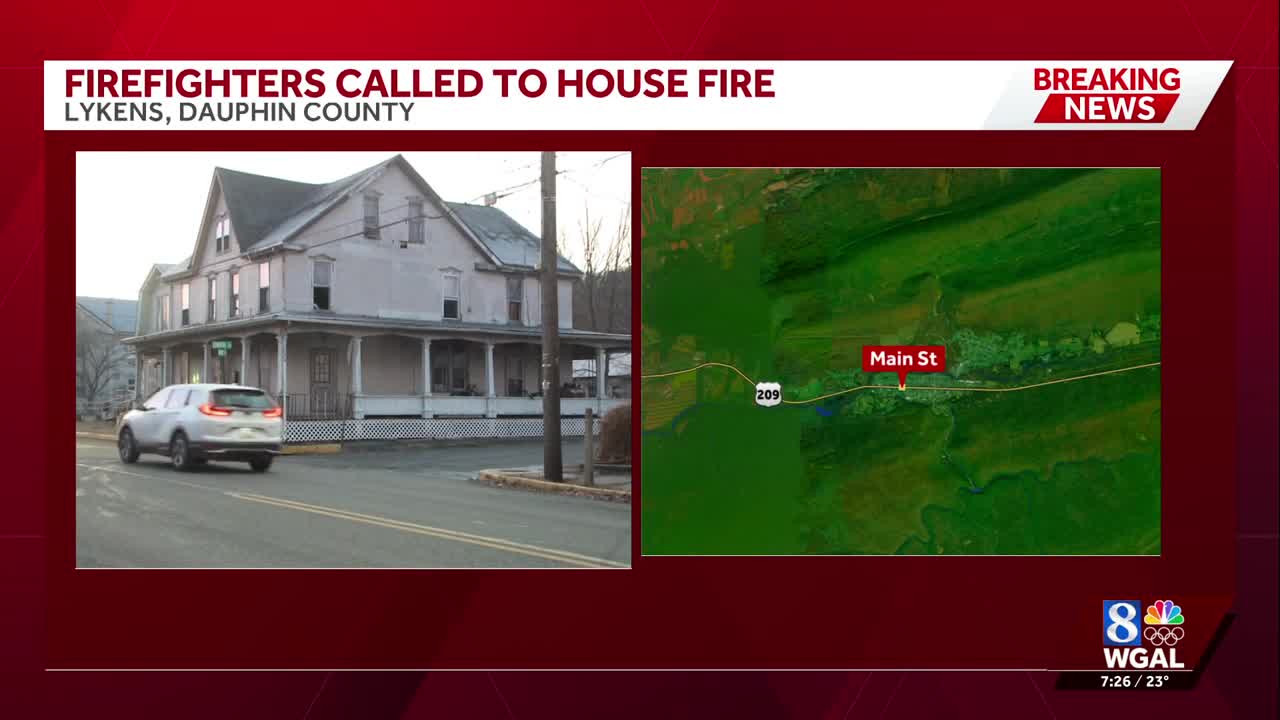 Crews respond to Dauphin County house fire