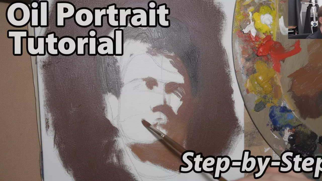 Master the art of oil painting: Full portrait tutorial for beginners