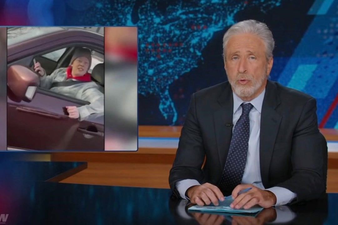 Jon Stewart condemns response to Renee Good shooting