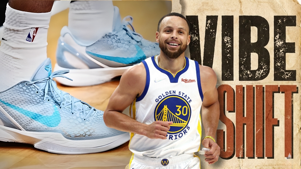 Steph Curry taps Caitlin Clark vibes with his latest courtside look