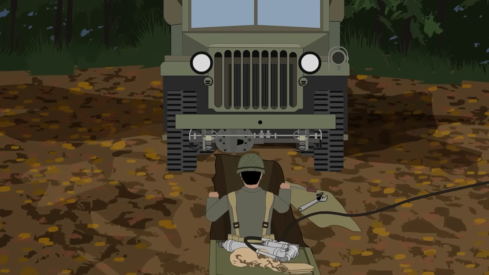 Soldier who used the enemy as human shields