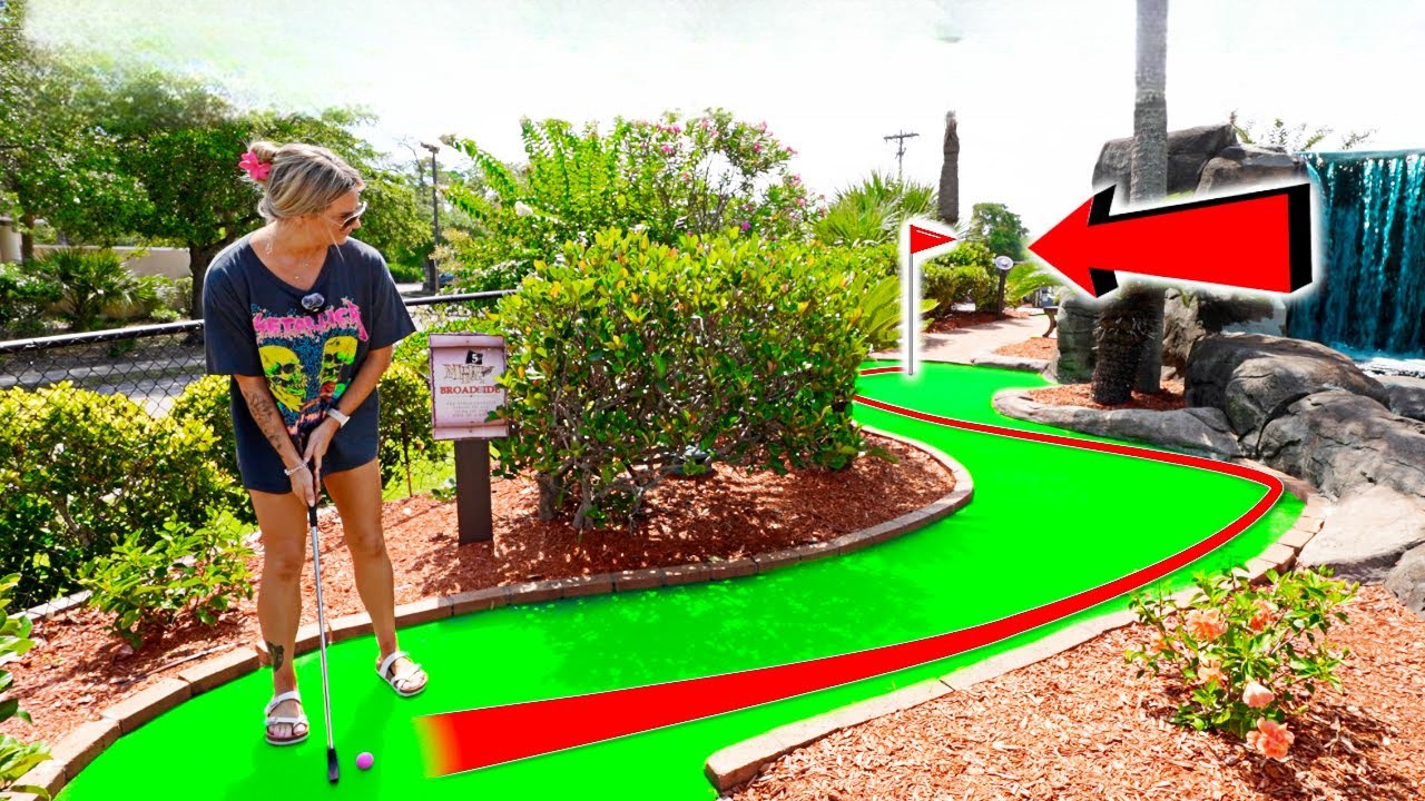 The Mutiny Bay mini golf match comes down to the wire!