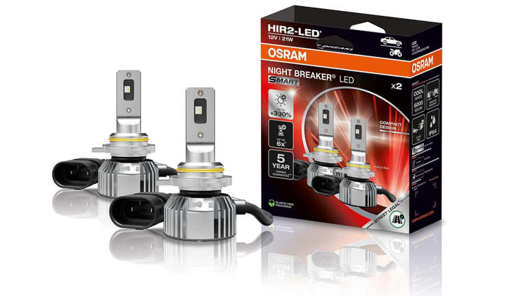 HIR2-Lampen im Vergleich: Osram Night Breaker LED gegen Halogen