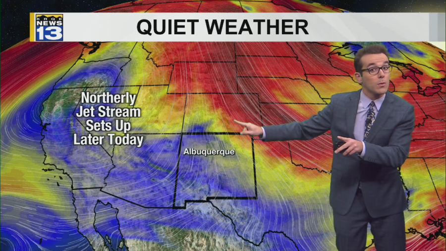 Dry & mild weather despite brief cooldowns in eastern New Mexico