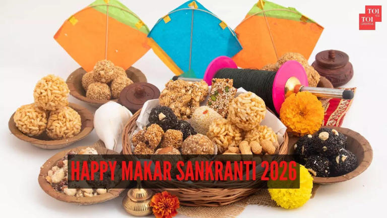 Happy Makar Sankranti 2026: Top 70+ wishes, messages, greetings card ...