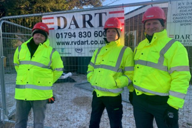 Building work underway for new community shop, post office and café