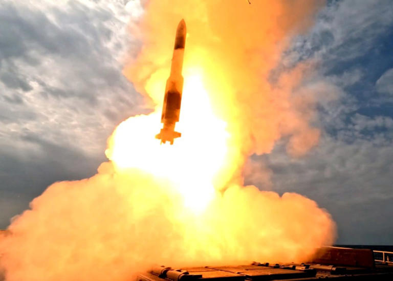 Video shows US ally's warship firing Chinese missile