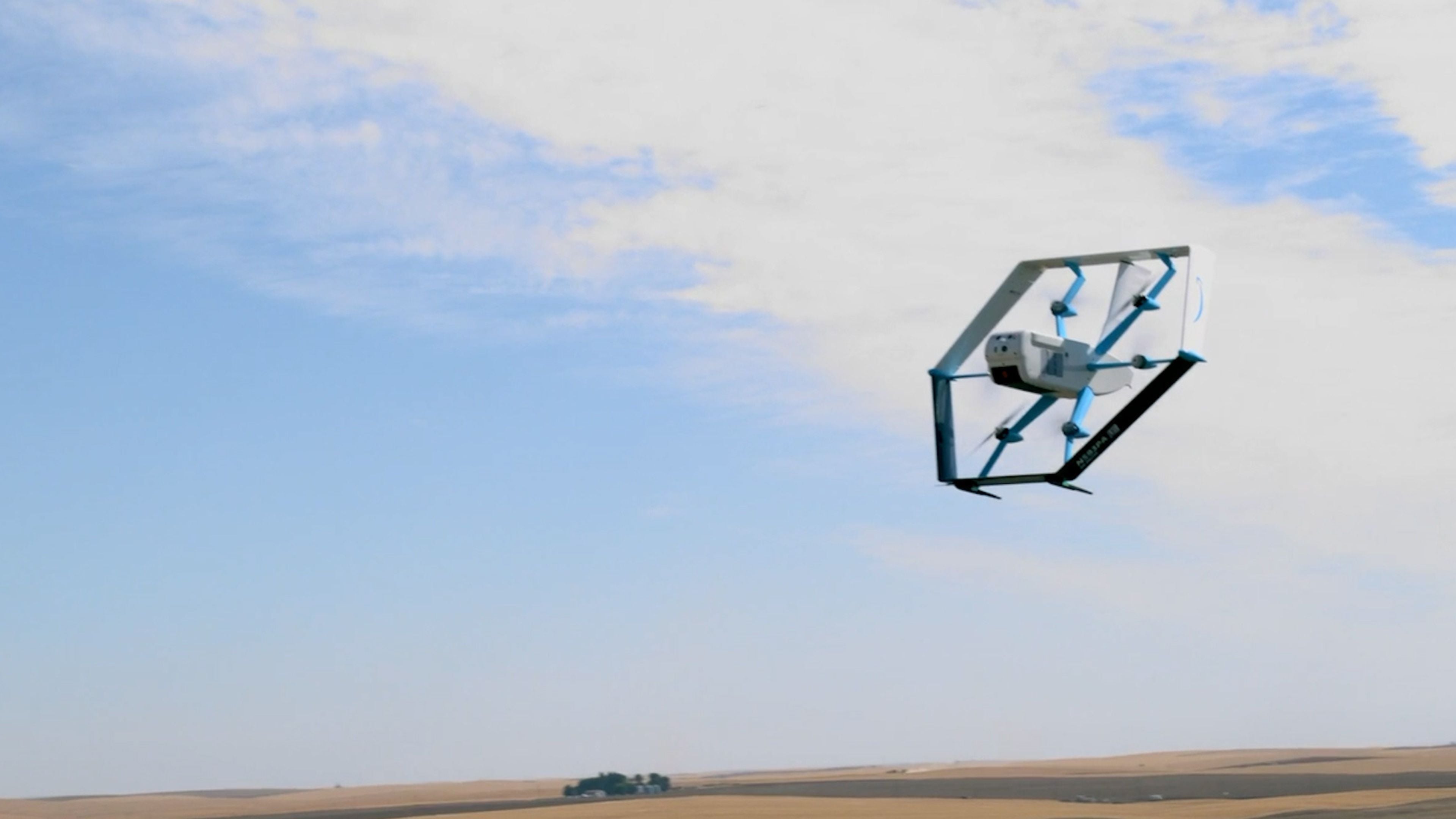 Amazon tests delivery drones in UK with a 2026 launched expected