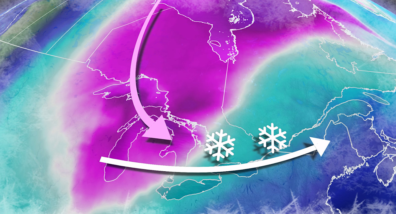 Feeling like -20: Rounds of snow hit with the temperature plunge in Ontario