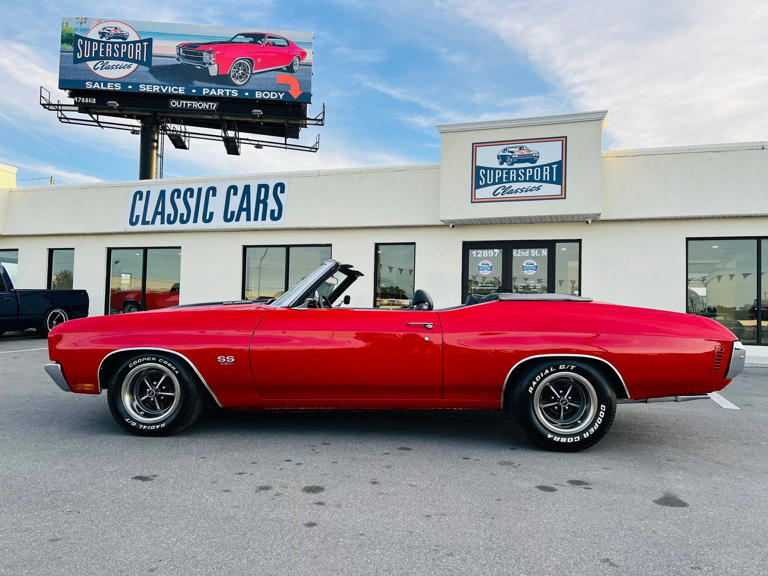 Restored 1970 Chevrolet Chevelle convertible listed at $119,900