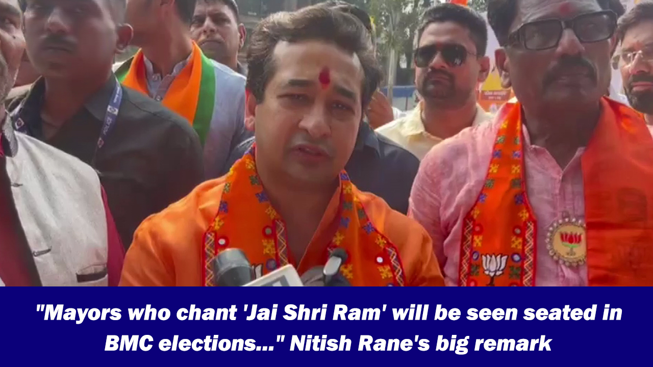 Mayors who chant 'Jai Shri Ram' will be seen seated in BMC elections ...