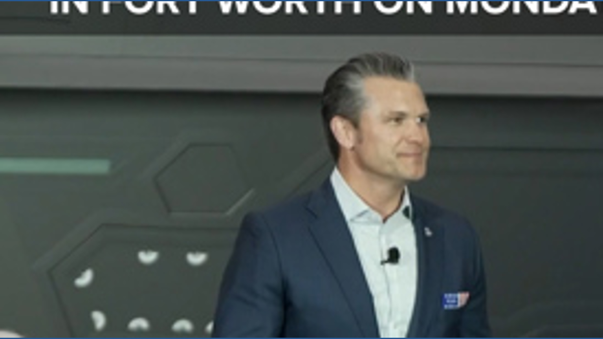 Secretary Pete Hegseth visited Lockheed Martin in Fort Worth on Monday