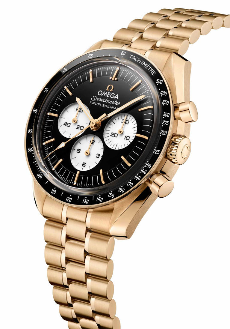 Omega just gave the Speedmaster Moonwatch a reverse panda dial (and it ...