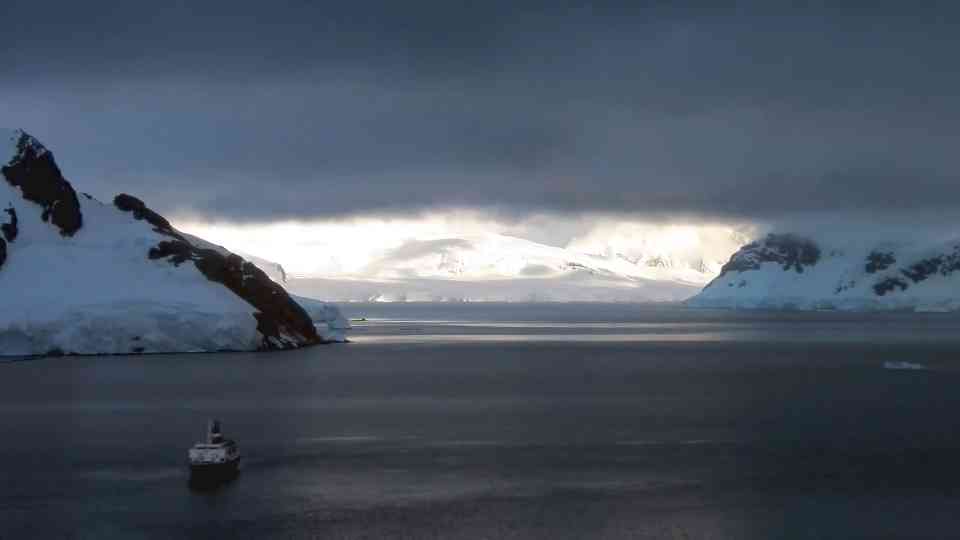 This empty cruise ship drifted across the ocean with no crew and no control