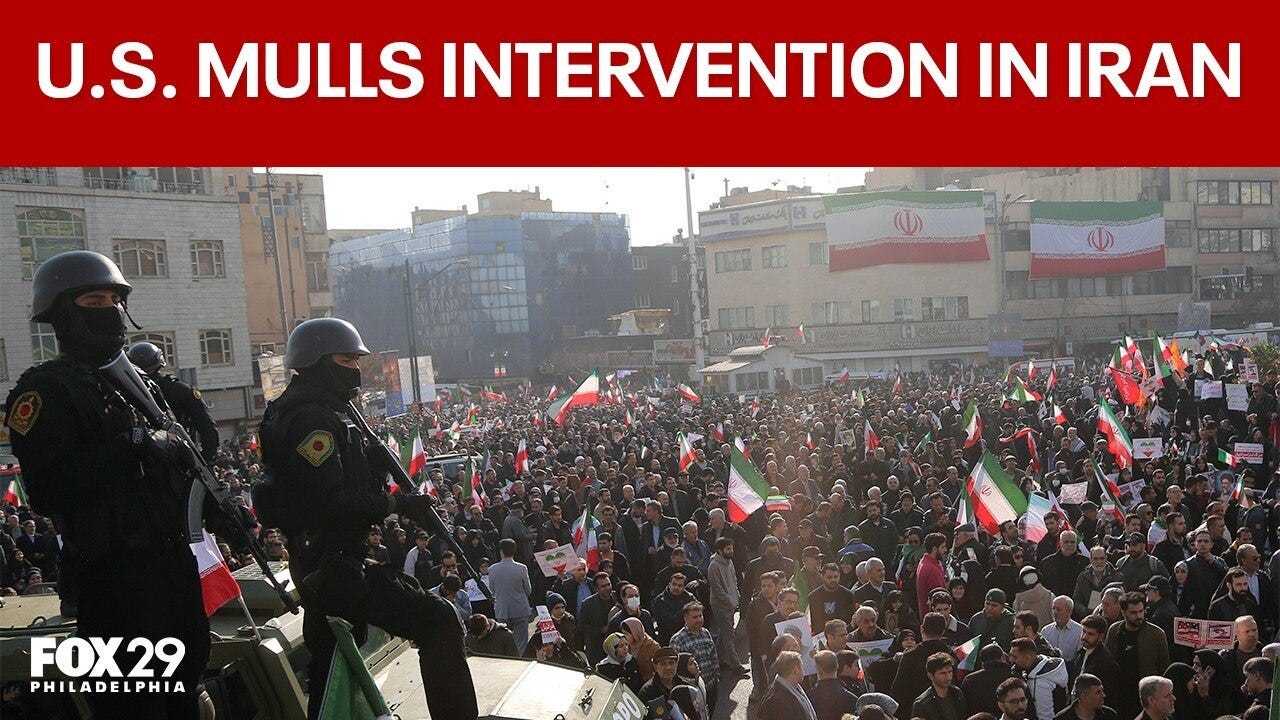 U.S. mulls intervention in Iran as tension grow