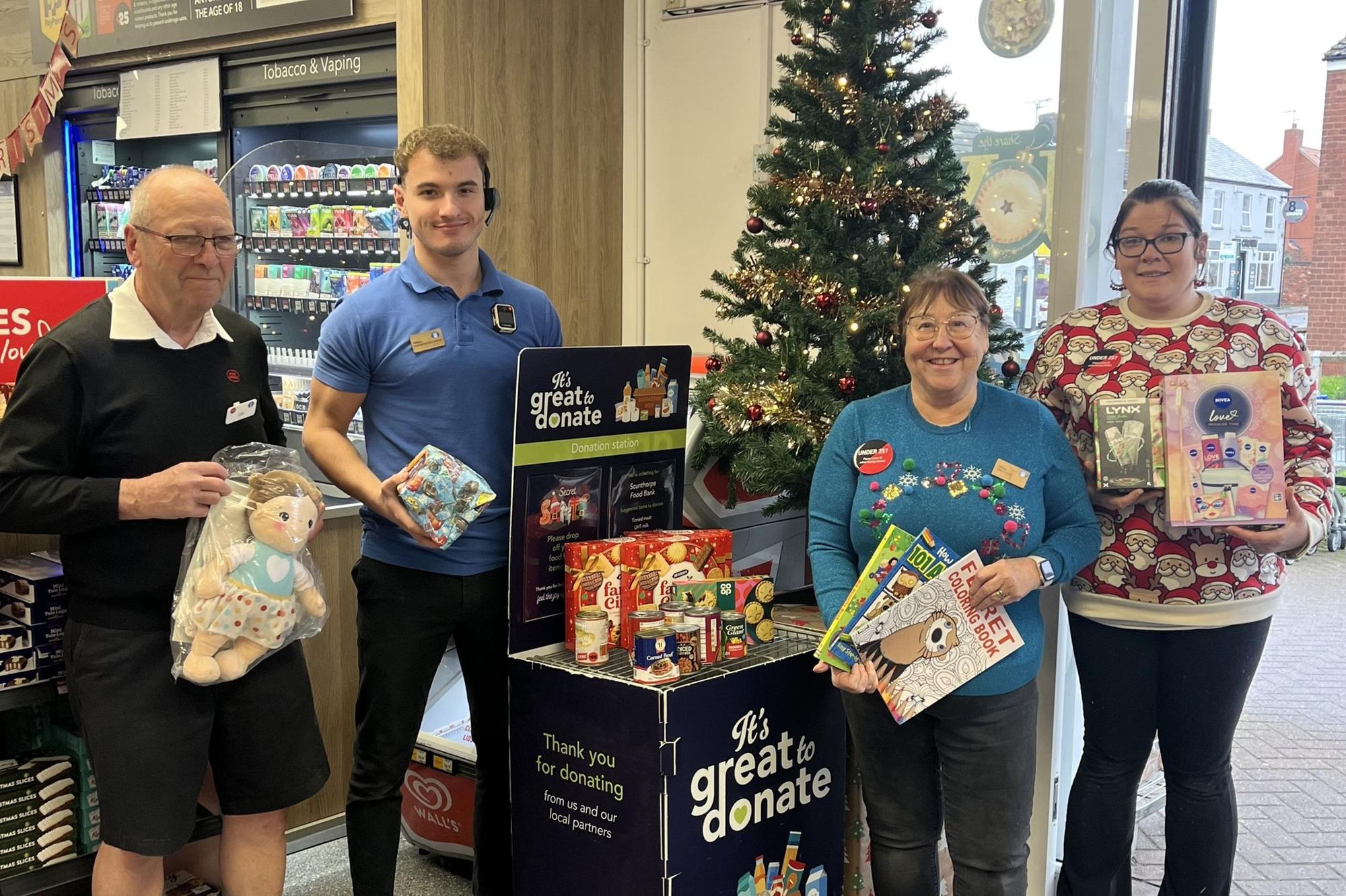 Hundreds of people supported with Christmas donations