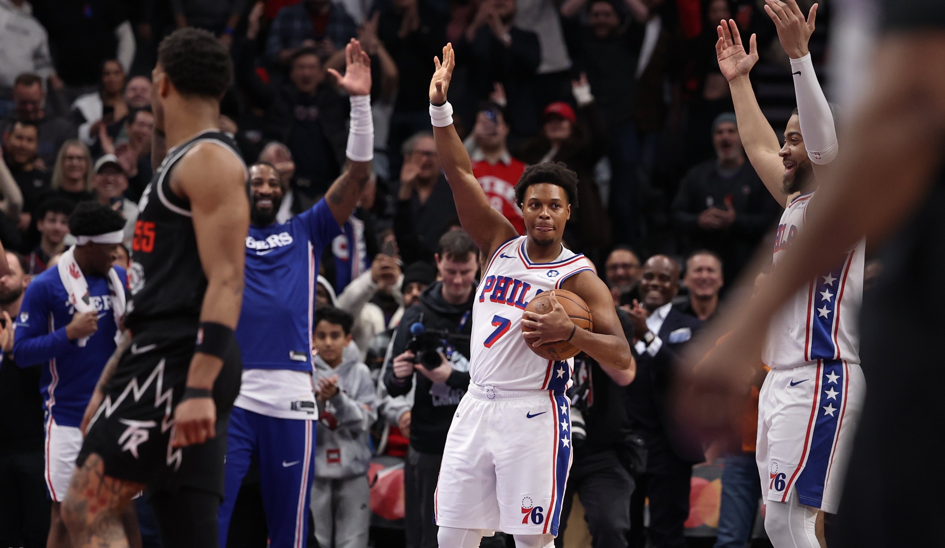 Kyle Lowry earns hero’s praise from Toronto and from teammate Tyrese Maxey