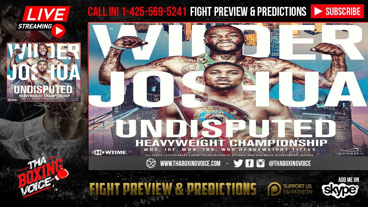 💣Wilder🚨Anthony Joshua won't fight me April 13th😳should be embarrassed🙈