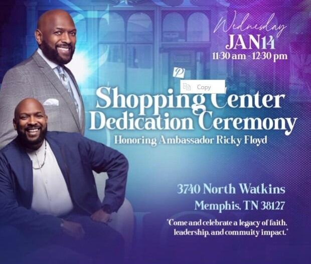 Memphis shopping center to be renamed for slain pastor