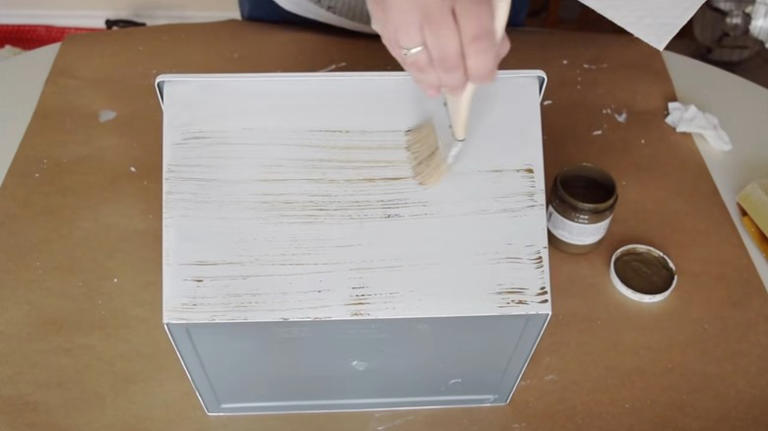 Turn a $1.50 plastic Dollar Tree basket into an aesthetic storage solution