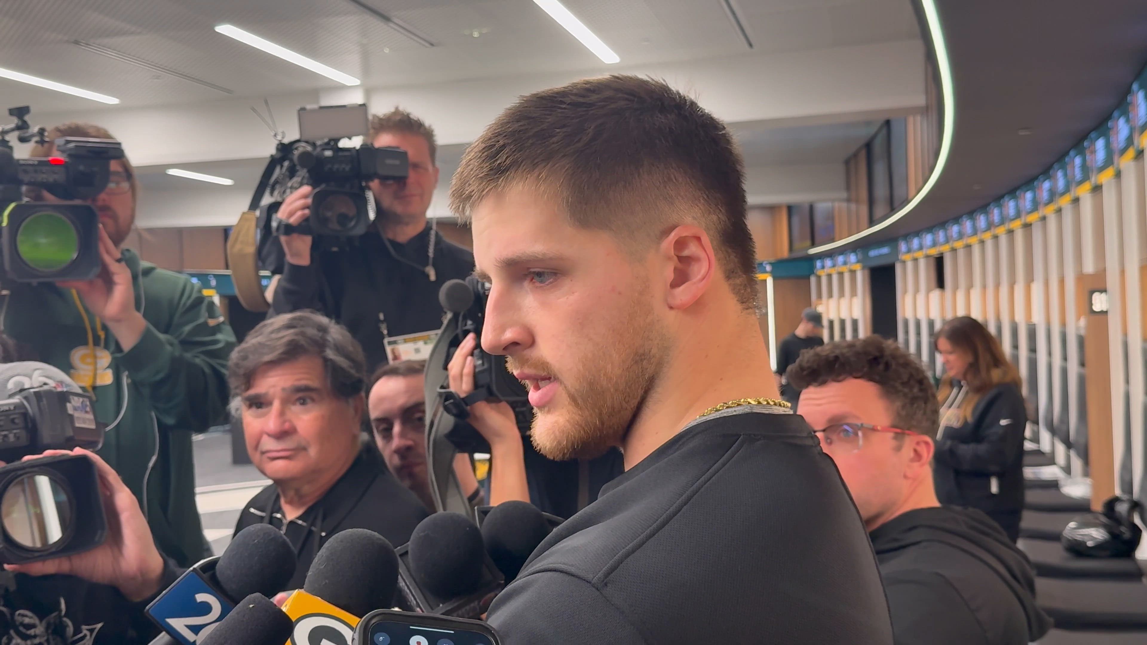 Packers TE Tucker Kraft was maximizing opportunities