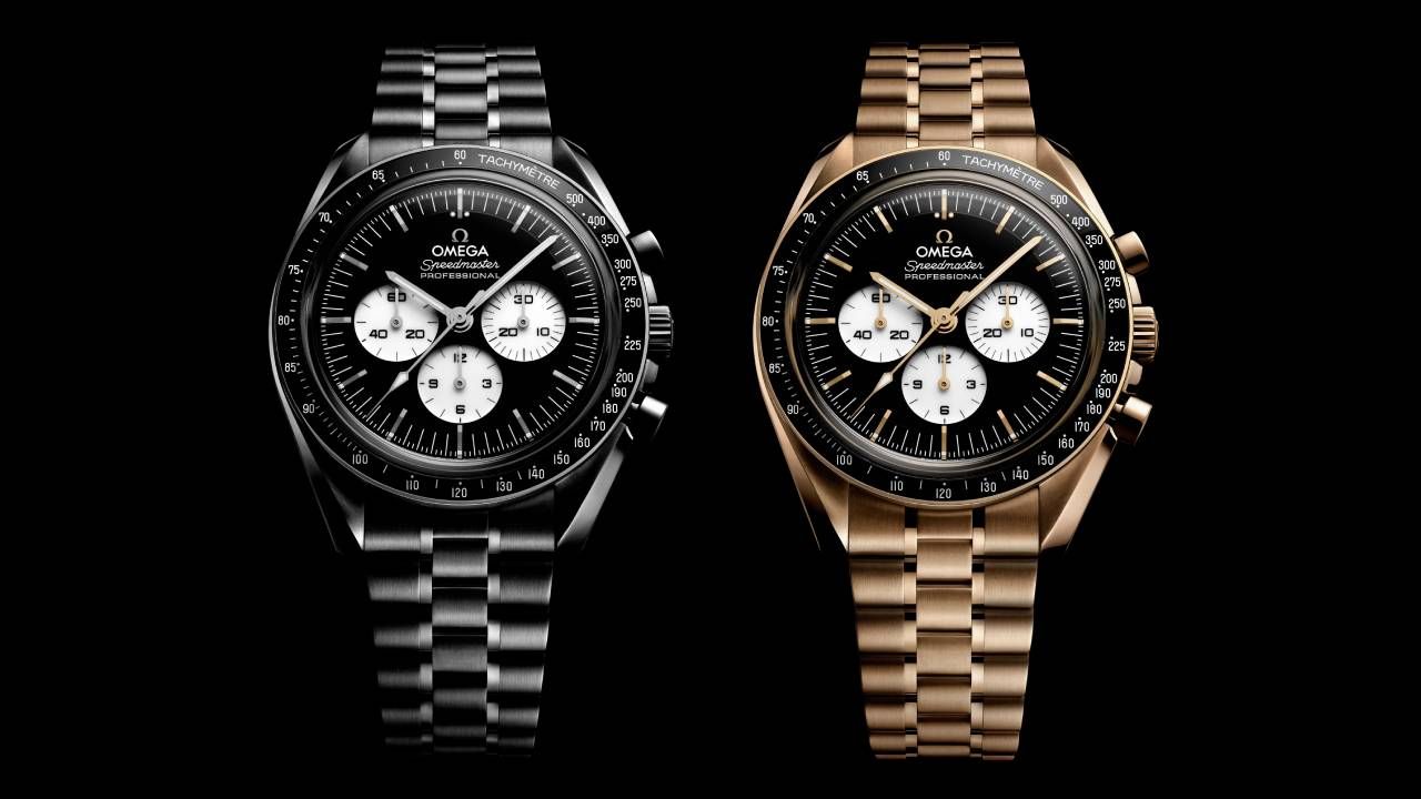 Omega reinvents the Speedmaster Moonwatch with 'reverse' black and ...