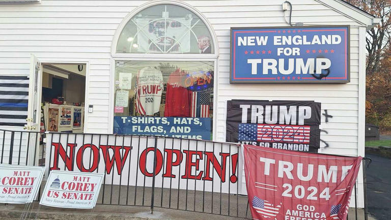 Trump merchandise store in Vernon to close this month with rally event
