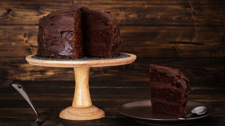 This chocolate dessert is the spawn of mahogany cake, and its name ...