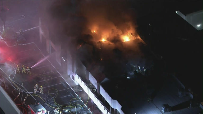 One person hospitalized as major fire tears through Winnetka office ...