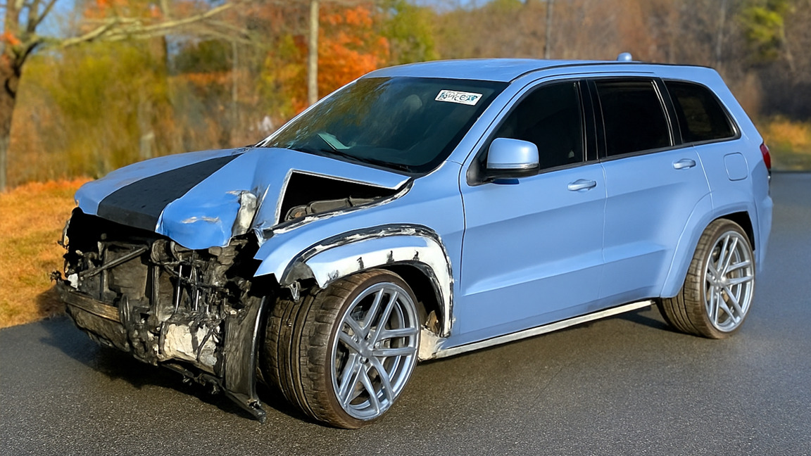 Hidden compartment found in wrecked SUV