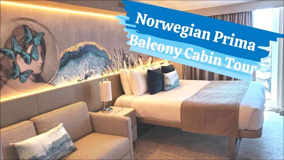Take a look inside a Norwegian Prima balcony cabin - full tour!