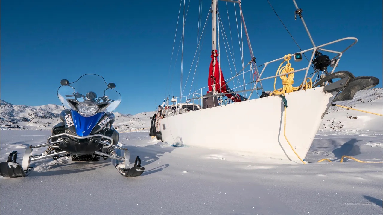 When their boat froze into the ice, this was their only way out